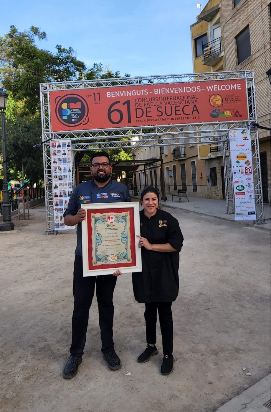 El chef hondureño Adán Ventura gana el premio a la mejor paella ...