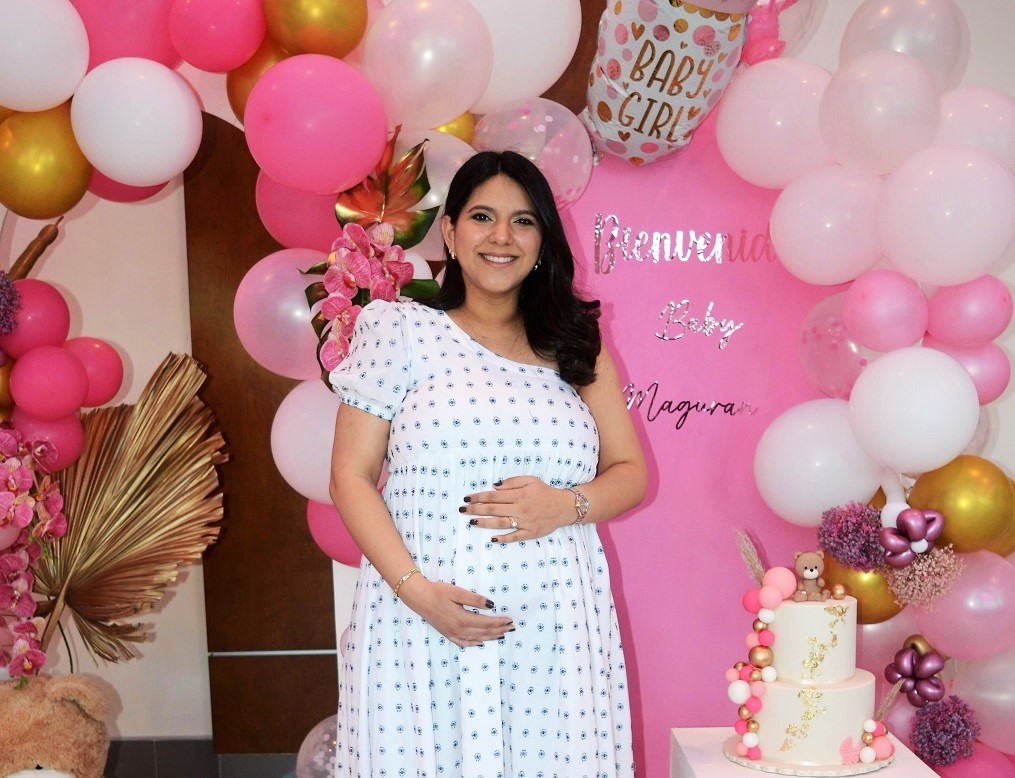 Un adorable baby shower para recibir a la bebita de Andrea Rodríguez de ...
