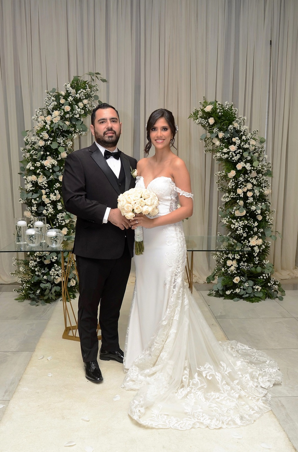 Plenos de amor y felicidad contraen nupcias Faris Bandy y Alejandra ...