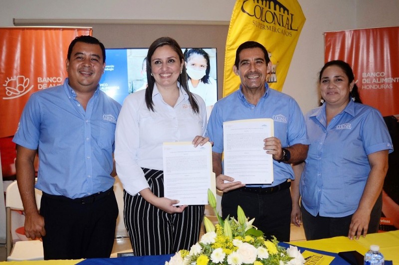 Supermercados Colonial y el Banco de Alimentos de Honduras firman convenio de cooperación y ...