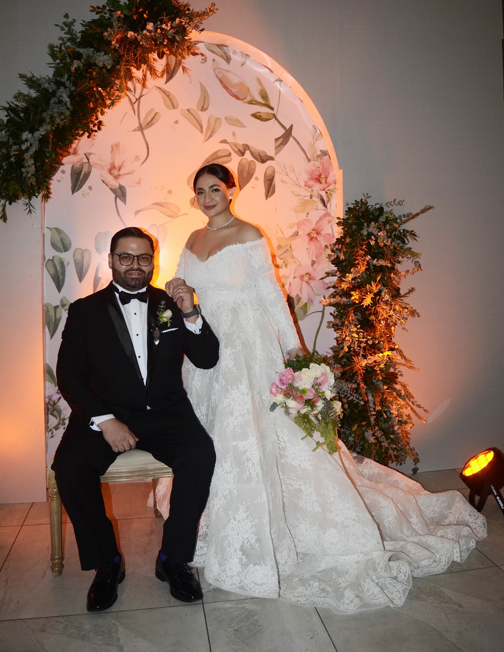 Polette Rodríguez y Juan Ramón Murillo se dieron el “sí, acepto” ante ...