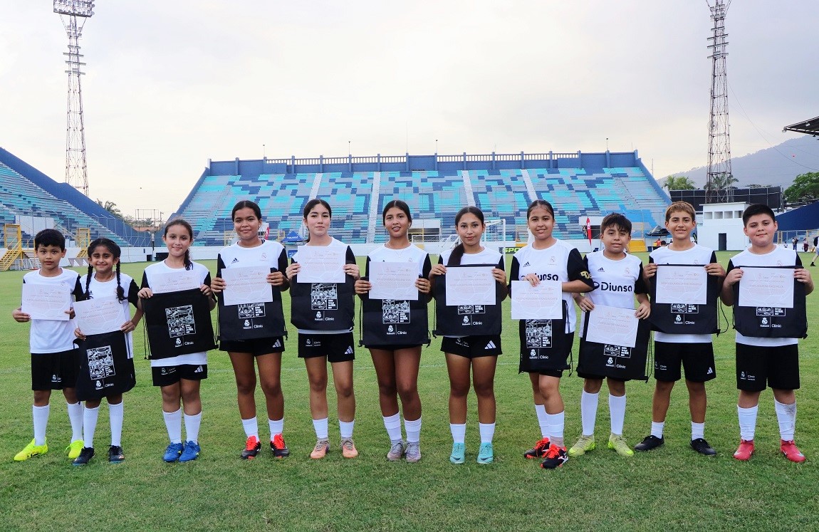 Diunsa corona con éxito los Clinics de la Fundación Real Madrid en San ...