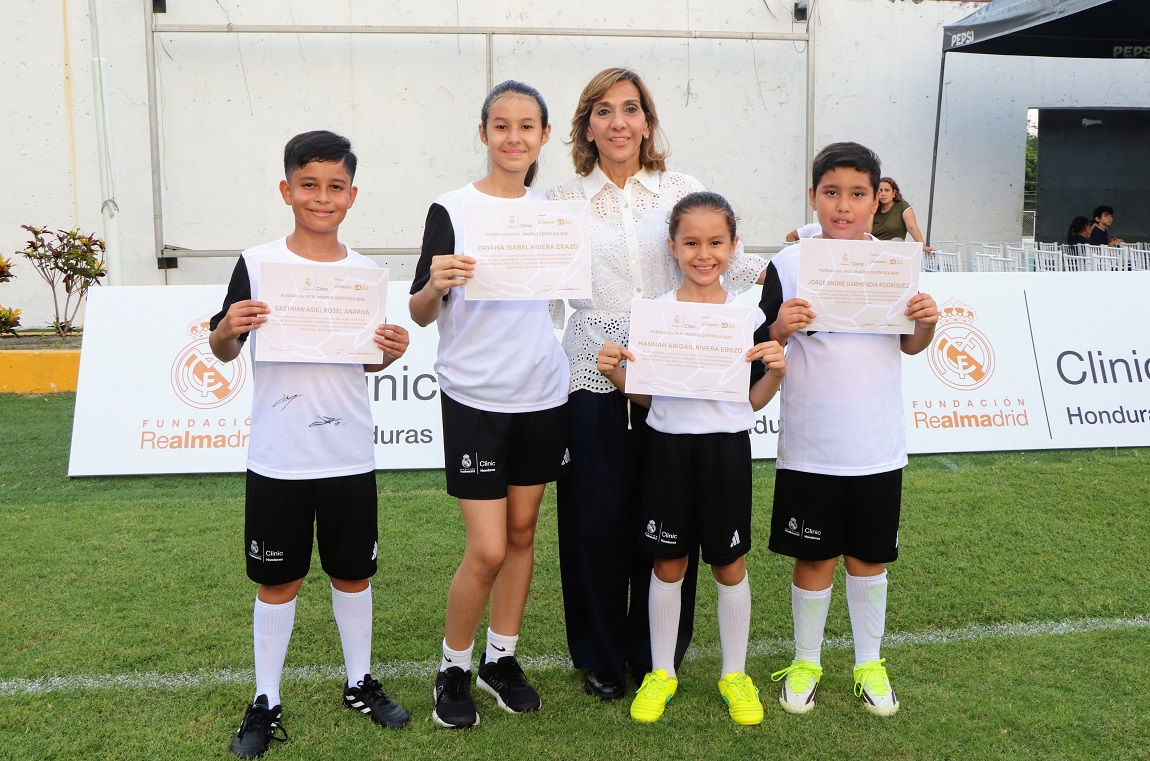 Diunsa corona con éxito los Clinics de la Fundación Real Madrid en San ...