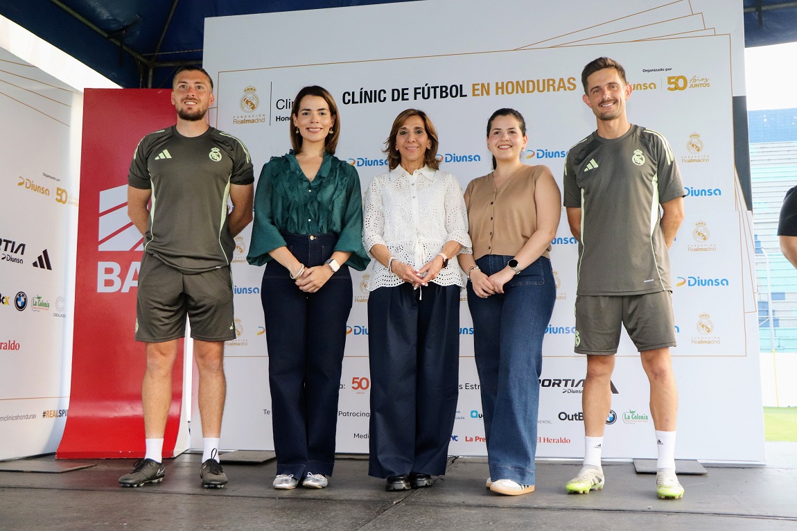 Diunsa corona con éxito los Clinics de la Fundación Real Madrid en San ...